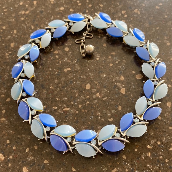 Jewelry | Vintage Triblue Stone 16 Inch Necklace | Poshmark